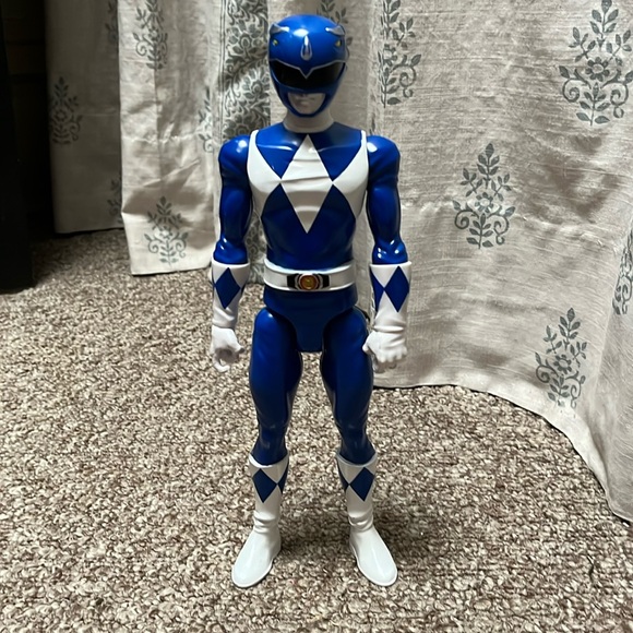Toys | Power Rangers Mighty Morphin Blue Ranger 12inch Action Figure ...